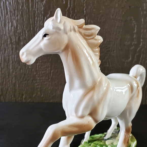 Vintage | Art | Vintage 8 Mid Century Hand Painted Horse Mare Foal ...